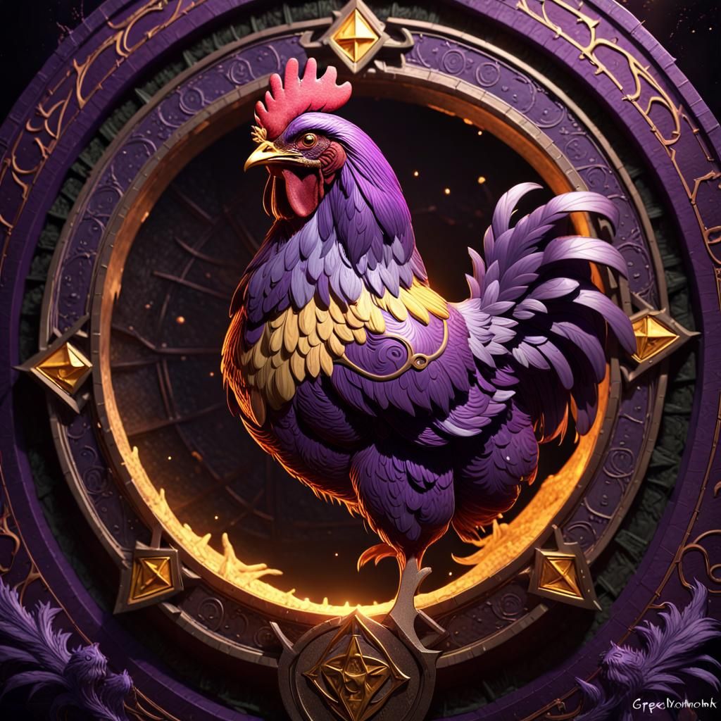 Magick Chicken - AI Generated Artwork - NightCafe Creator