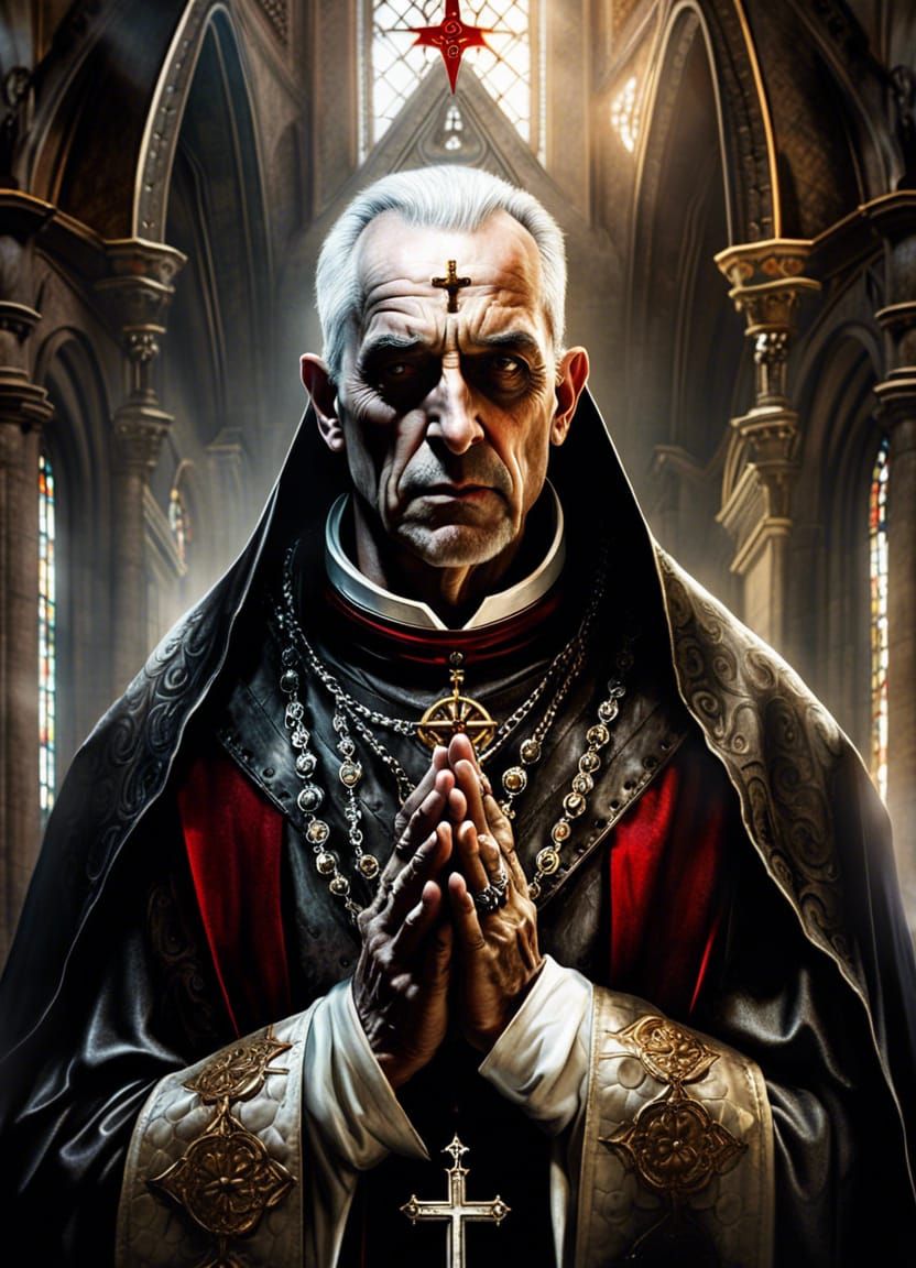 Priest - AI Generated Artwork - NightCafe Creator