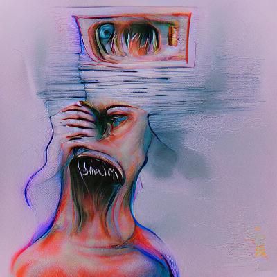scared mind - AI Generated Artwork - NightCafe Creator
