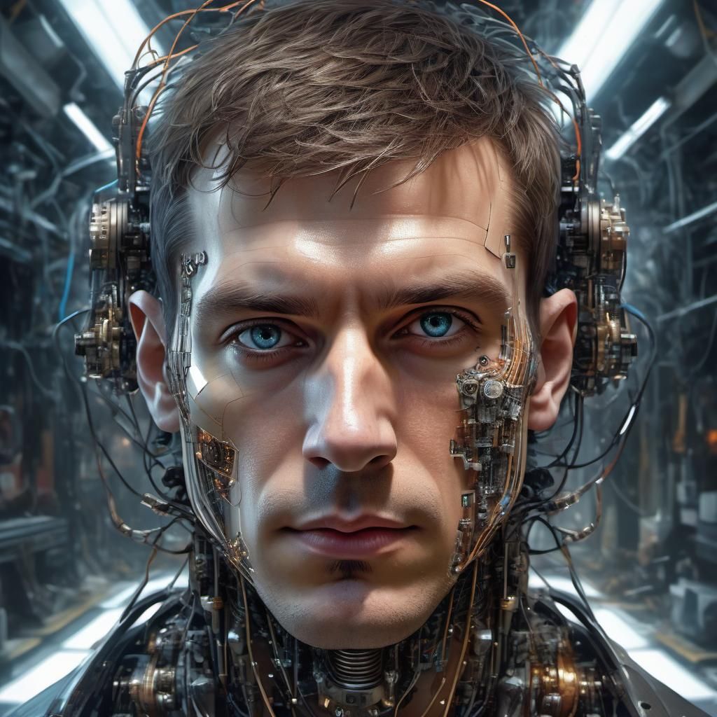 Artificial man - AI Generated Artwork - NightCafe Creator