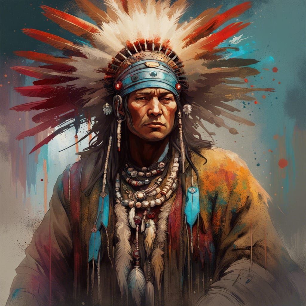 "american native shaman Impressionism" "android Jones Jeremy mann ...