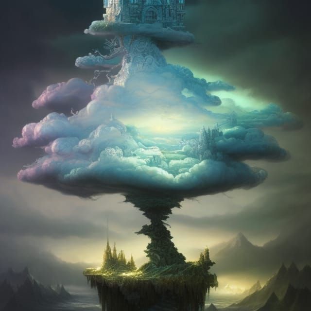 Fantasy gateway tree series - AI Generated Artwork - NightCafe Creator