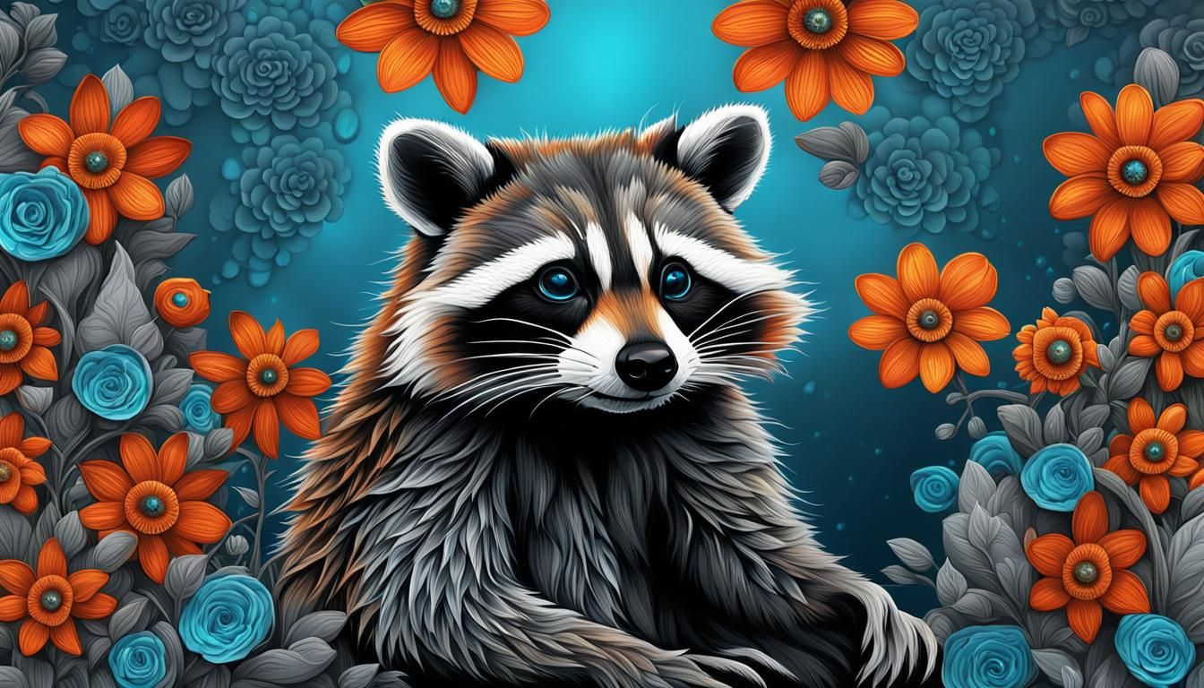Raccoons - AI Generated Artwork - NightCafe Creator