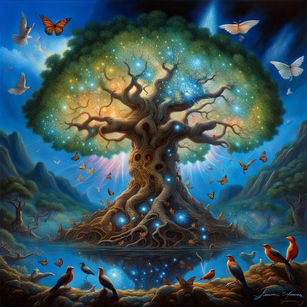 magical Tree of life from avatar movie with no humans in the picture ...