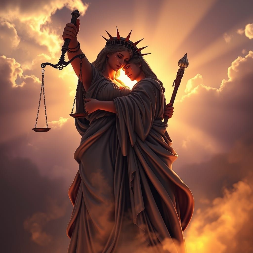 Lady Liberty and Lady Justice - Lady Liberty and Lady Justic...
