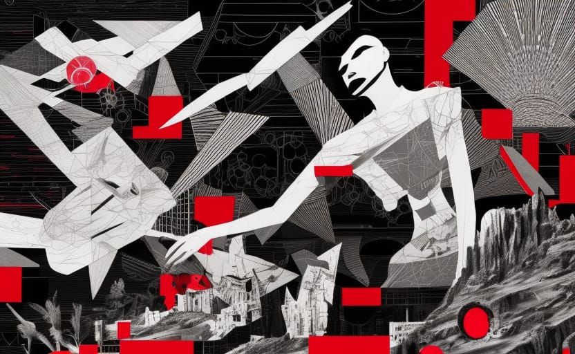 Chaos Collage - AI Generated Artwork - NightCafe Creator