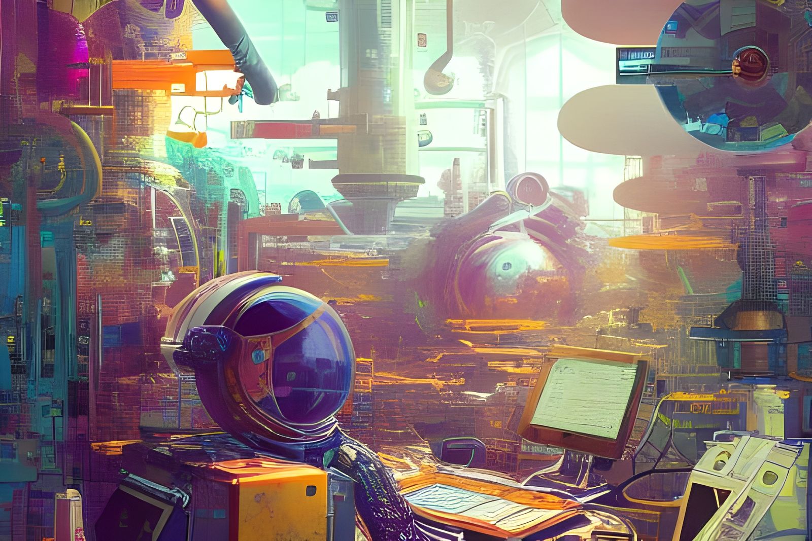 Sci-fi laboratory from a fantasy world! - AI Generated Artwork ...