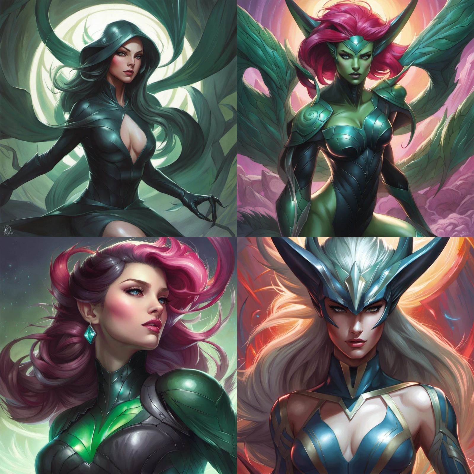 by Artgerm, creature from another world (SDXL Artist Study) - AI Generated Artwork - NightCafe ...