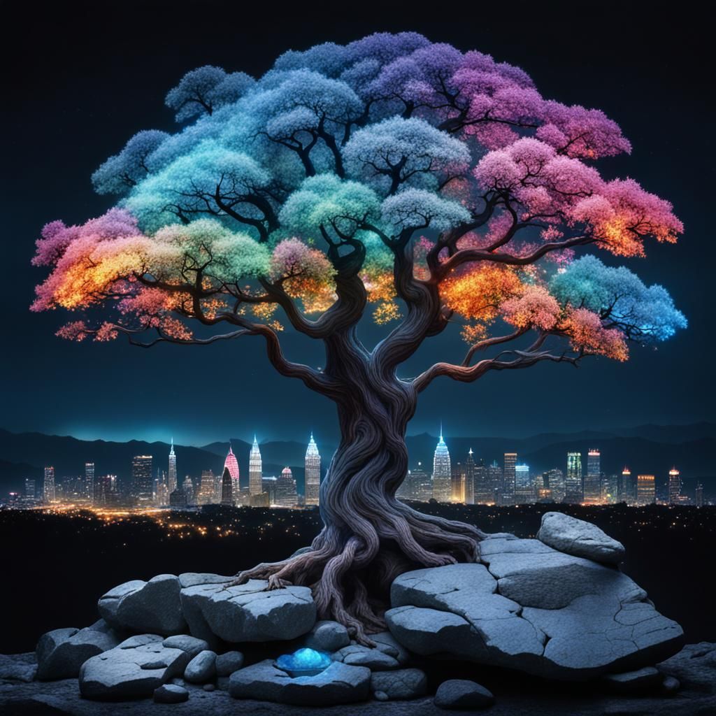Last tree - AI Generated Artwork - NightCafe Creator