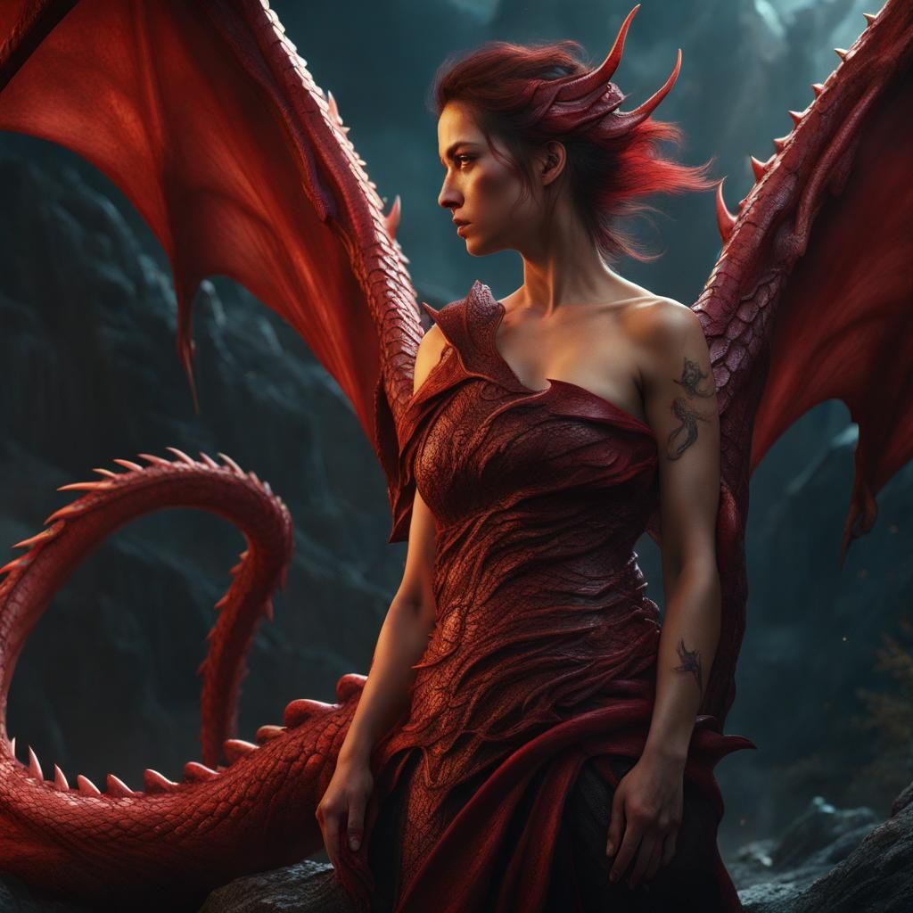 The Red Beast - AI Generated Artwork - NightCafe Creator