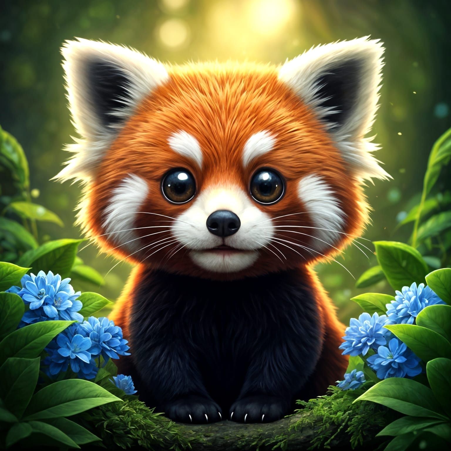 The most adorable little red panda - Cute Red Panda Smiling ...