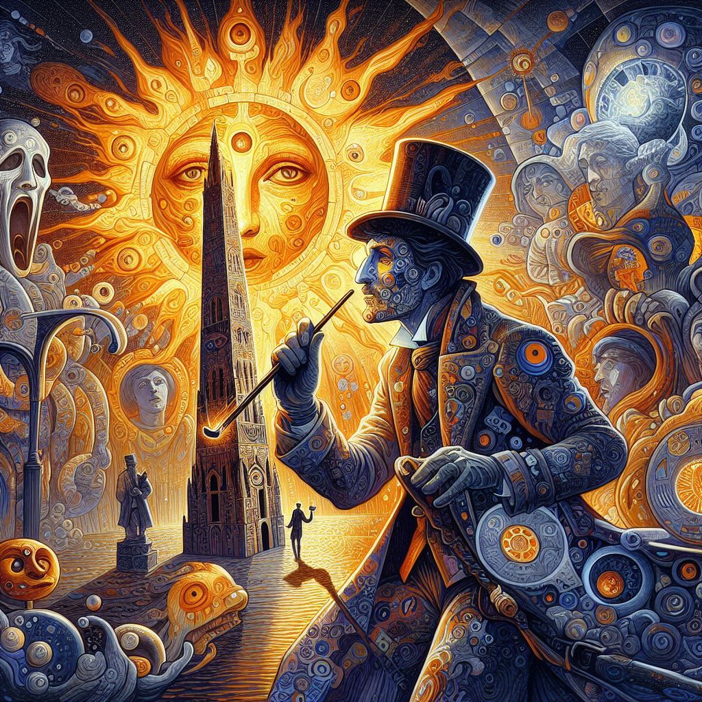 Knave and Obelisk - AI Generated Artwork - NightCafe Creator