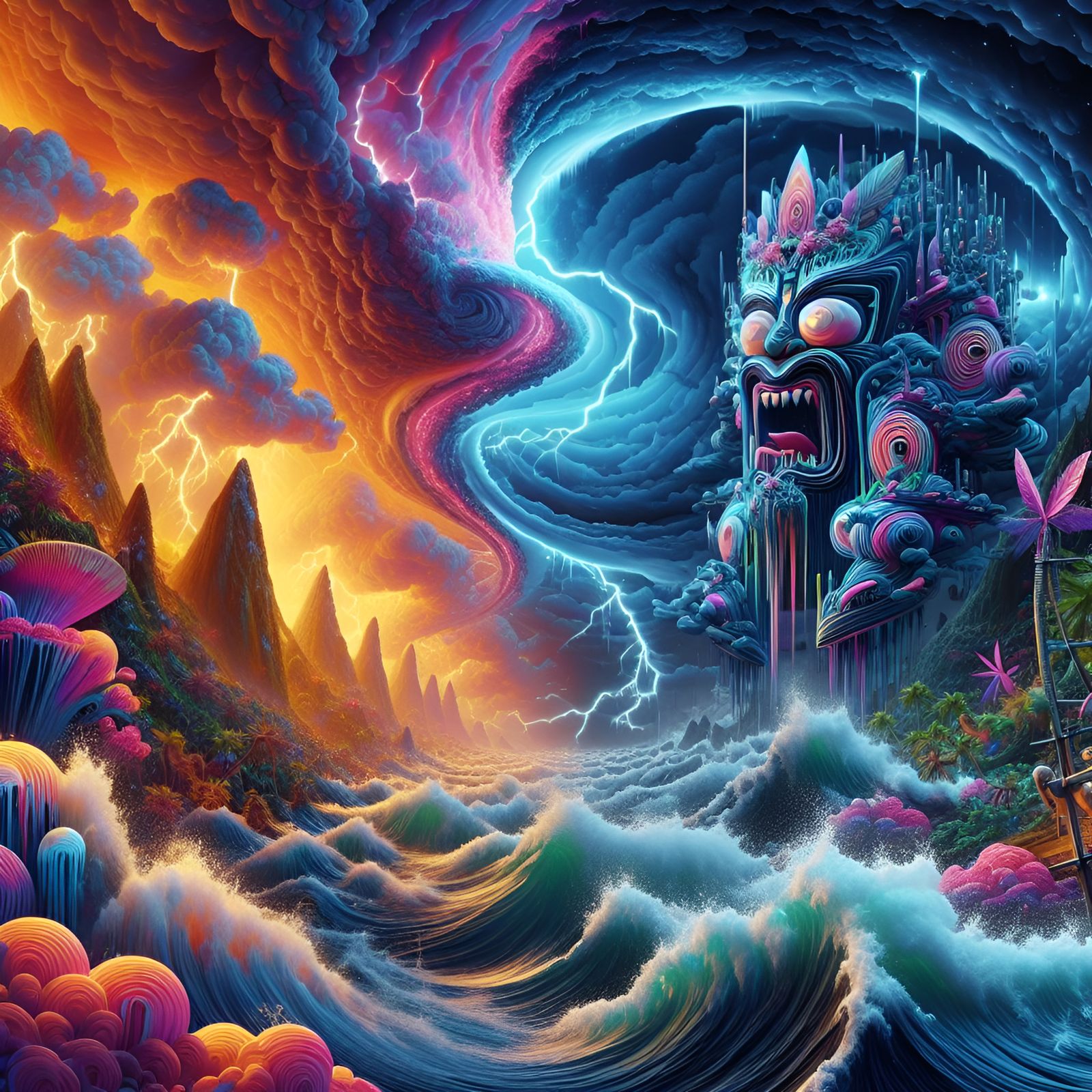 Lightnin' Ahn T'undah [vol.1] (Dall-E-3, 09jan24) - AI Generated ...