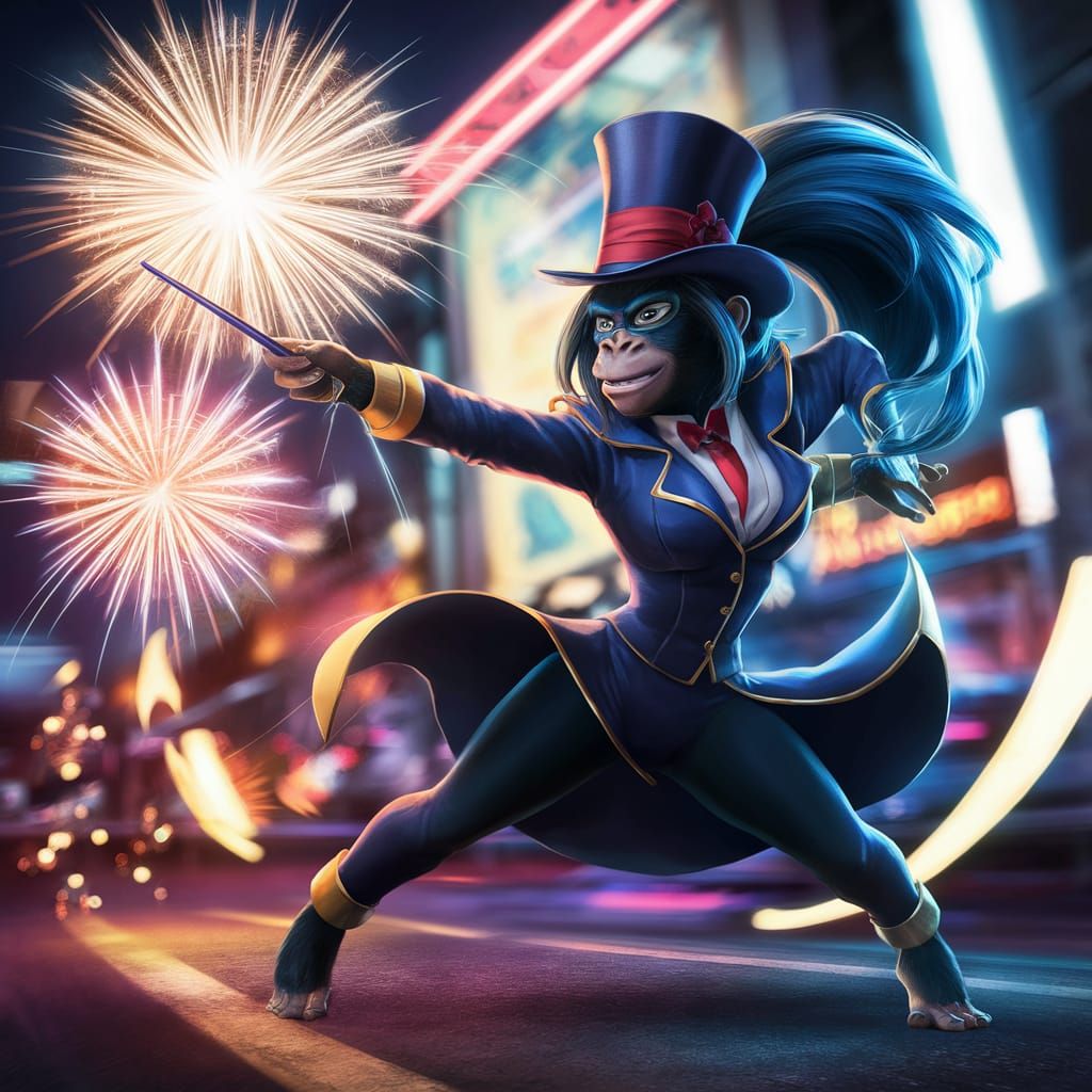 JLApe: Zatanna - AI Generated Artwork - NightCafe Creator