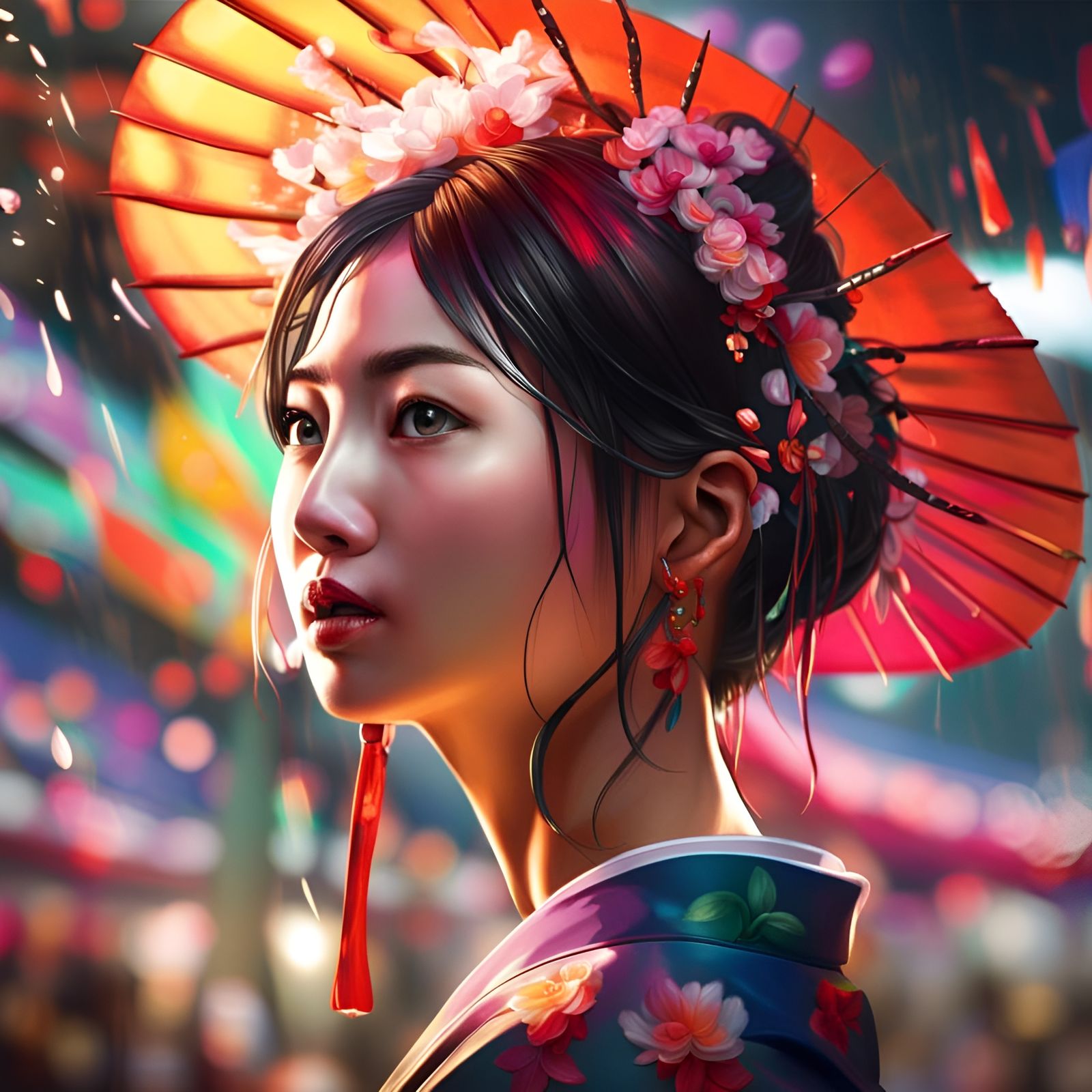 Japanese Festival - AI Generated Artwork - NightCafe Creator
