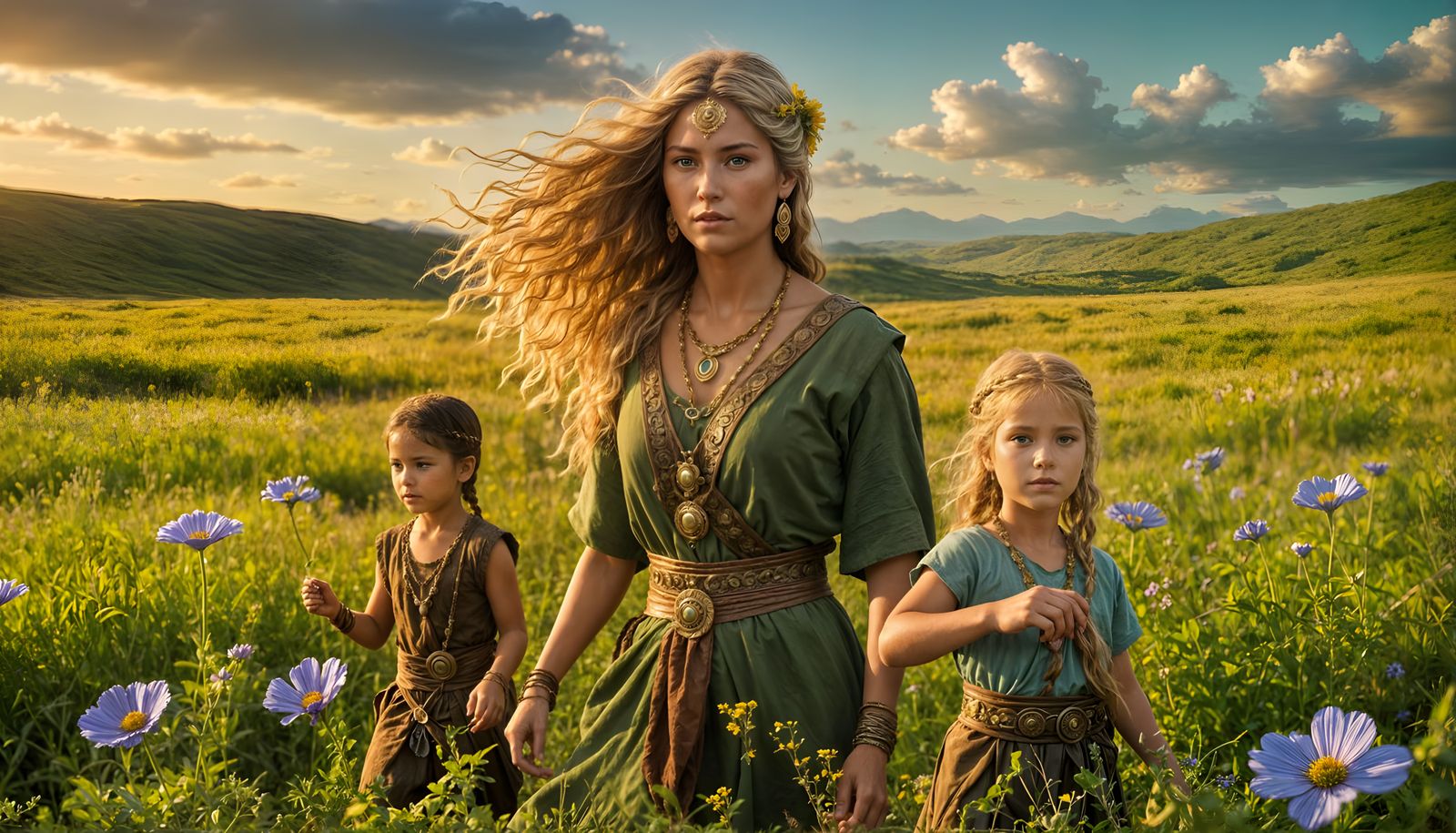 Aurora and Her Children: Blossoms of the Steppe