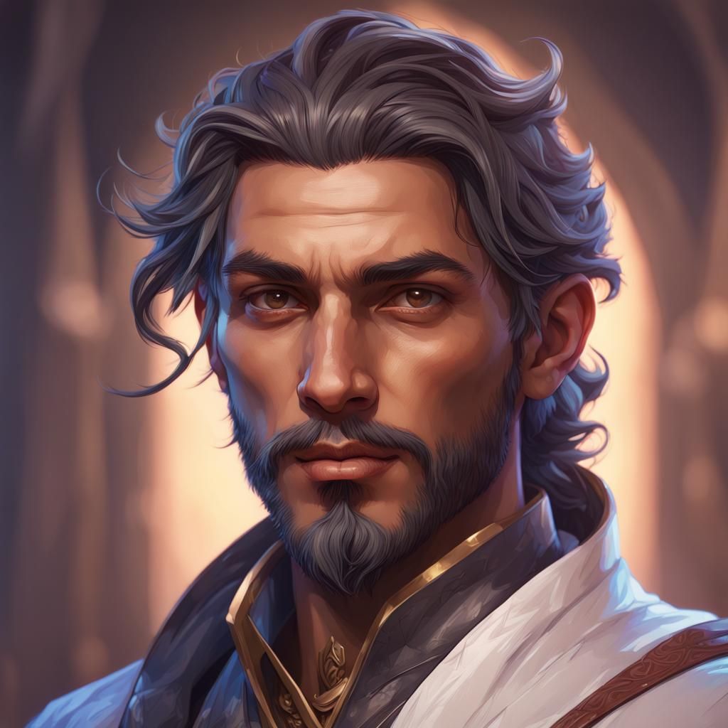 zaid head and shoulders portrait, 8k resolution concept art portrait by ...