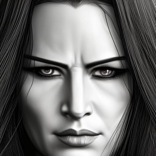 Typhoid Mary Walker from Marvel comics, head and shoulders portrait, 8k resolution concept art ...