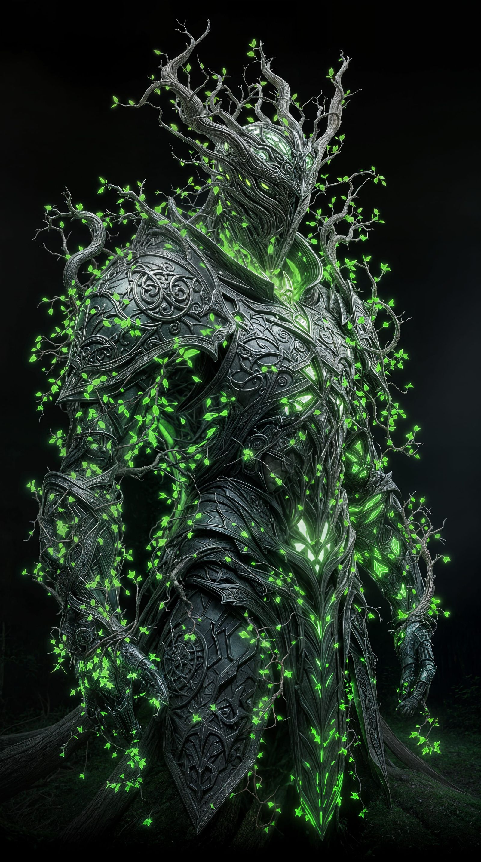 Mythical Armor Forest Guardians Embrace