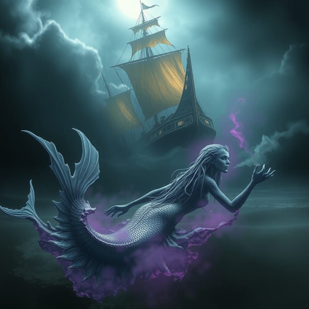 Beware of the Sirens - Ethereal Siren Emerges from Dark Oce...