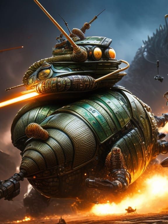 Battle Snails - AI Generated Artwork - NightCafe Creator
