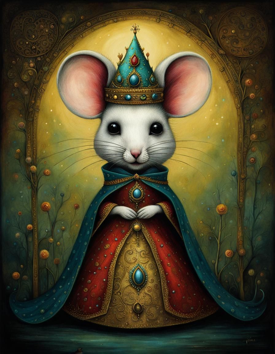 Mouse queen - AI Generated Artwork - NightCafe Creator