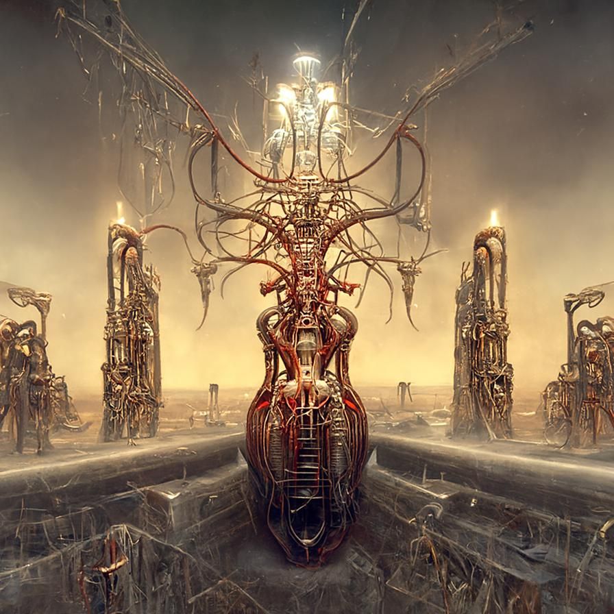 Machine God XIV - AI Generated Artwork - NightCafe Creator