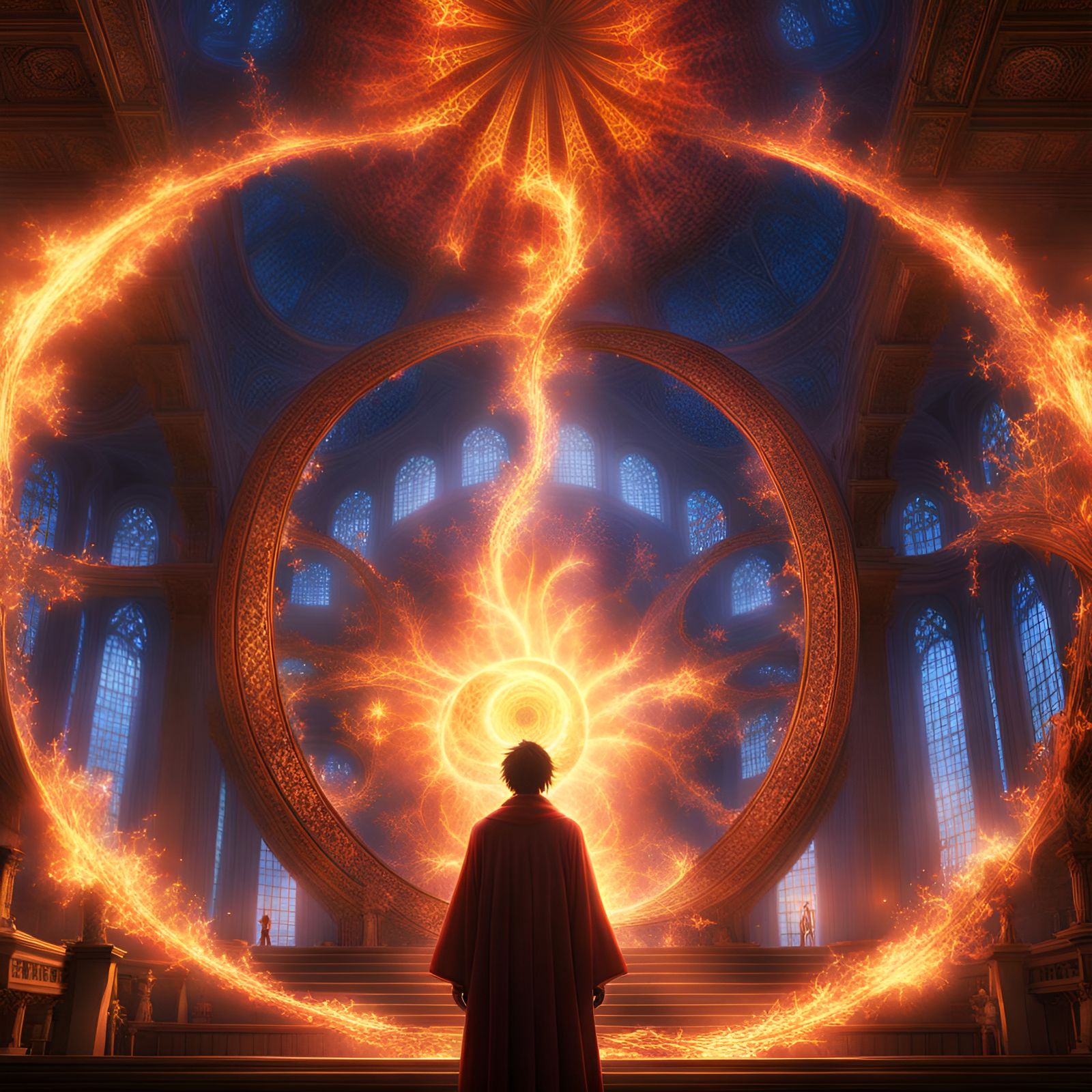 Sorcerer training ring - AI Generated Artwork - NightCafe Creator