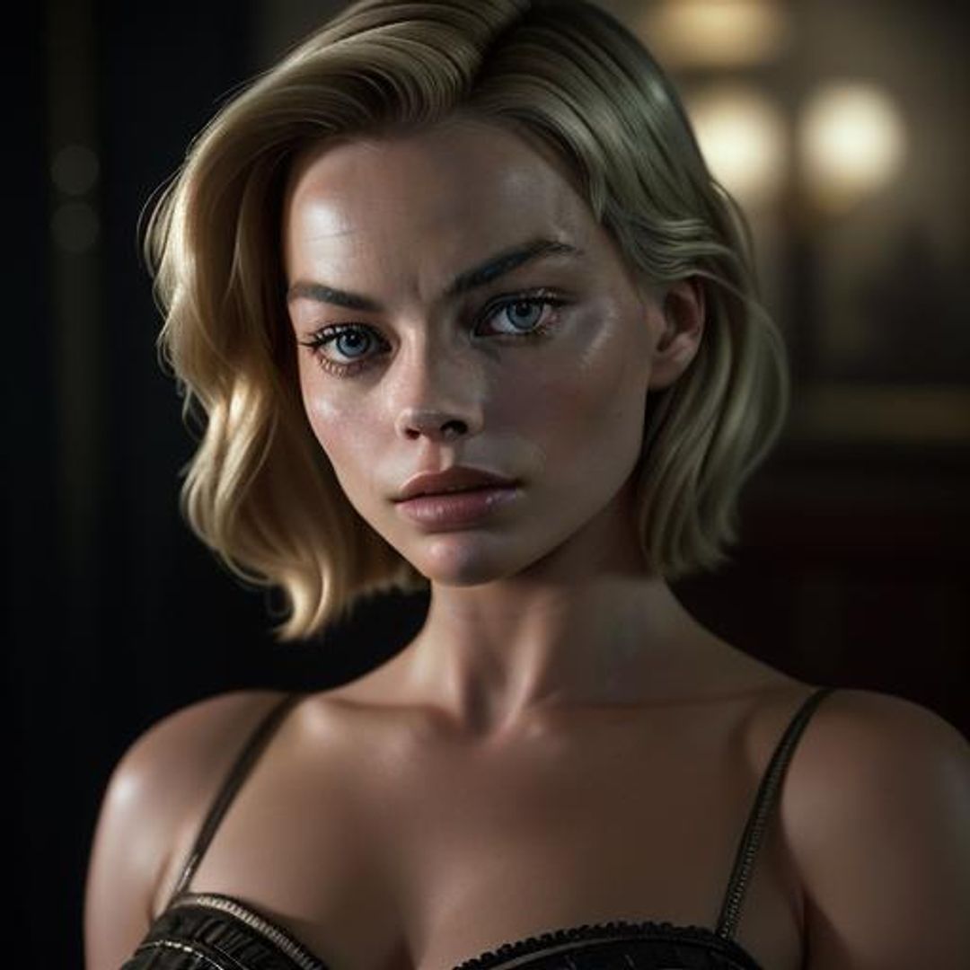 Margot Robbie - AI Generated Artwork - NightCafe Creator