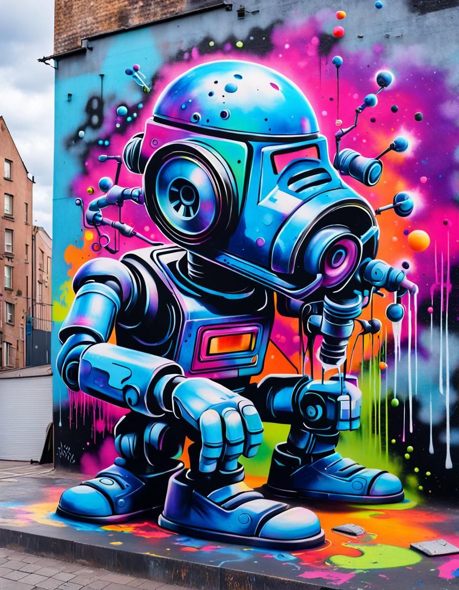 The Graffiti Robot’s Third Piece: Original Creation - AI Generated ...