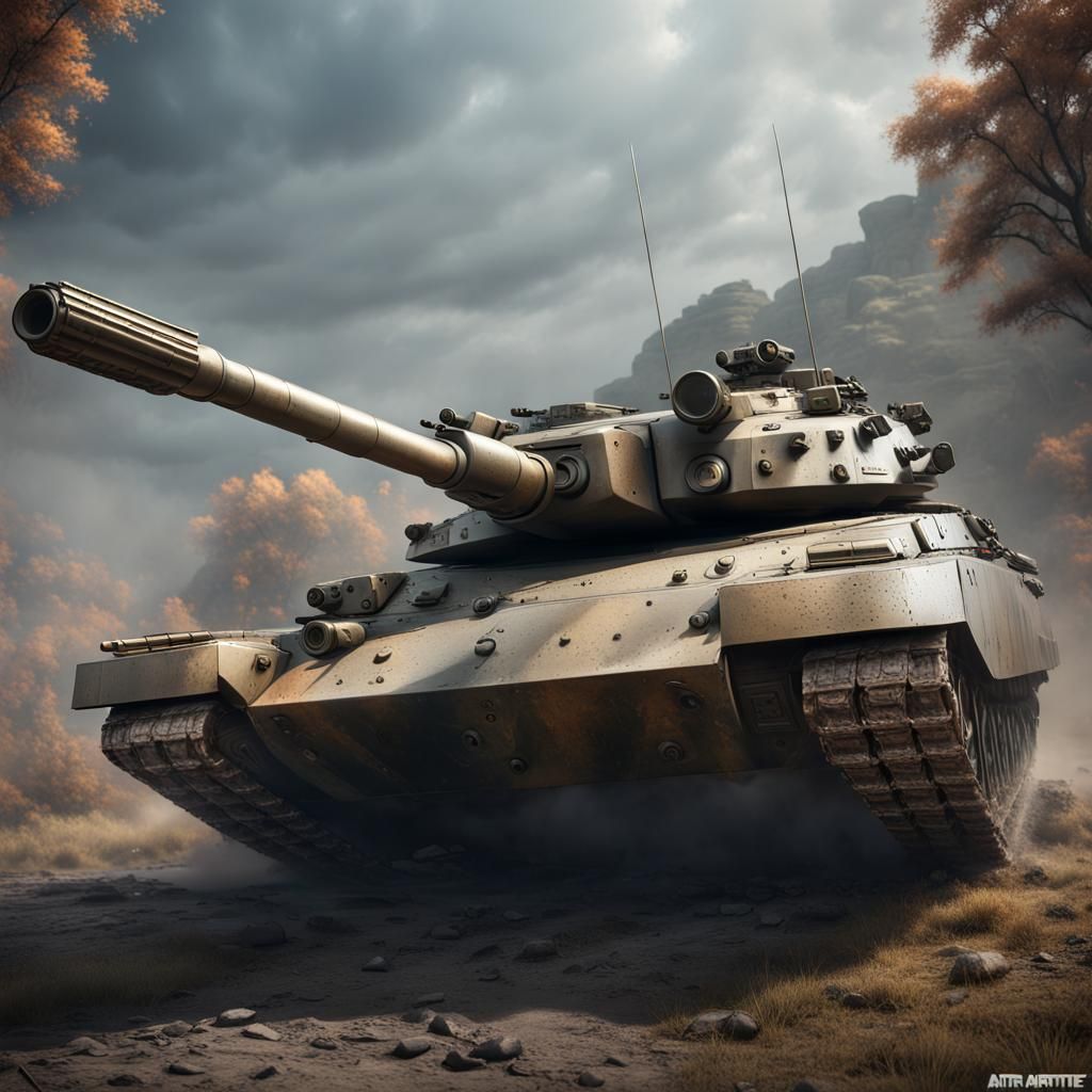 Main Battle Tanks (MBT) Generate a high-resolution of single tank and ...