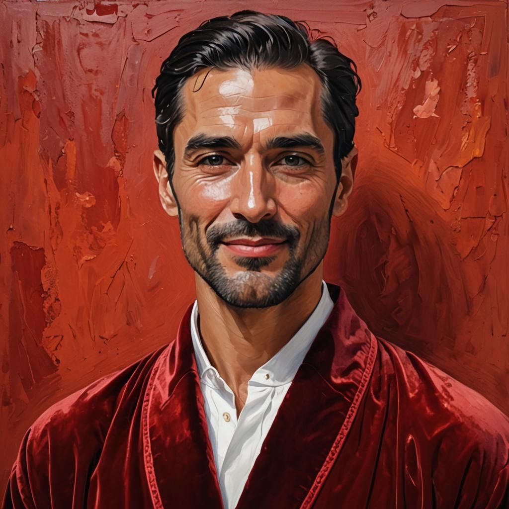 Hasan Ali Dimirdash, a lovely man with a five-day beard - AI Generated ...