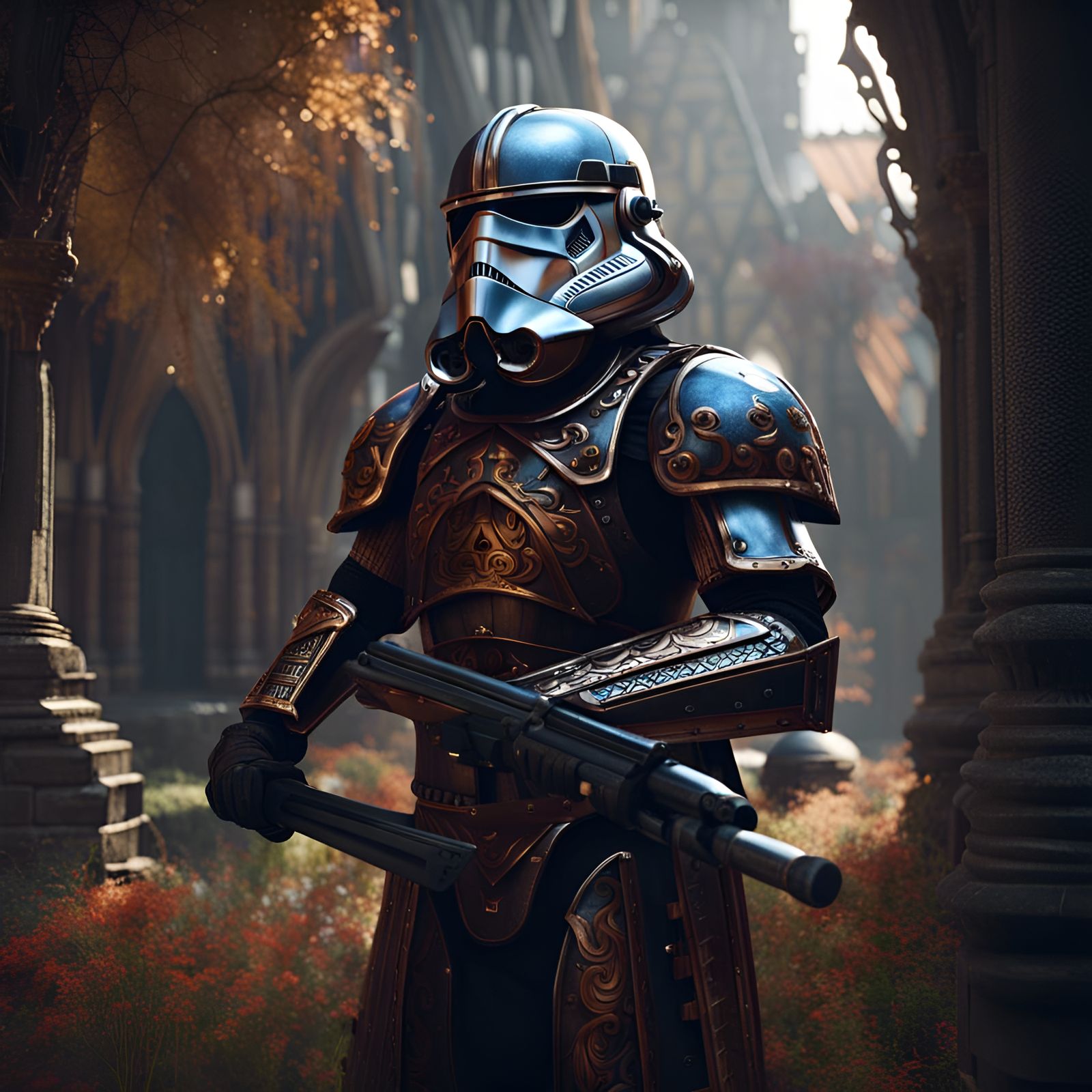 Medieval Stormtrooper - AI Generated Artwork - NightCafe Creator