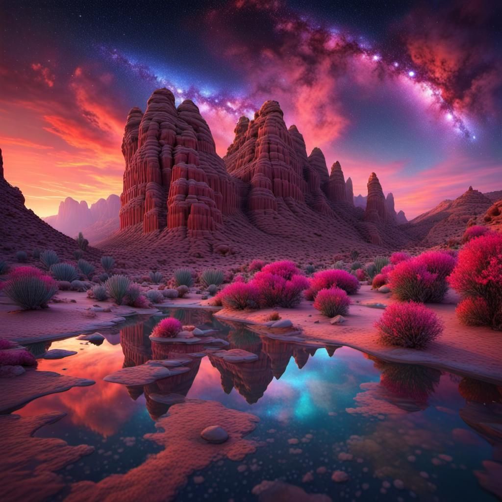 Lovely Oasis - AI Generated Artwork - NightCafe Creator