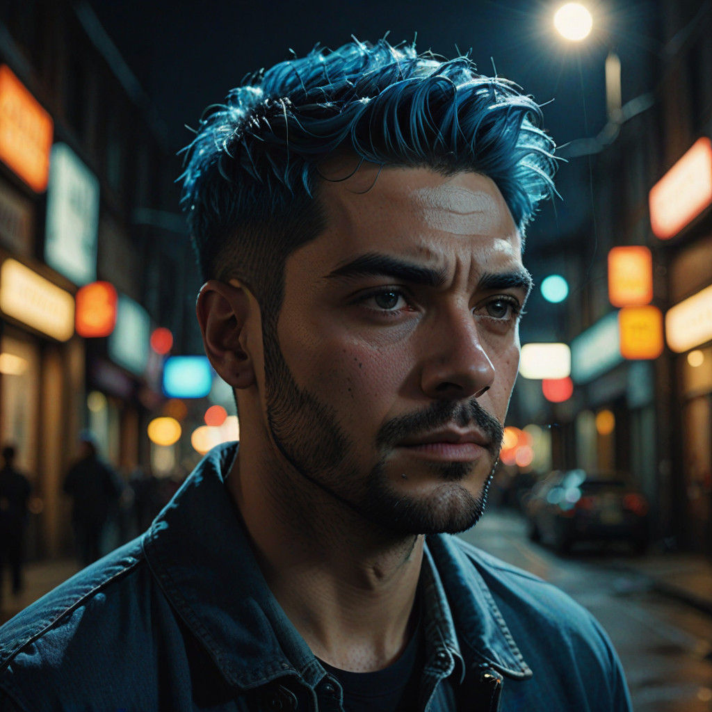 ninja low taper fade - Mysterious Figure with a Low Taper Fa...