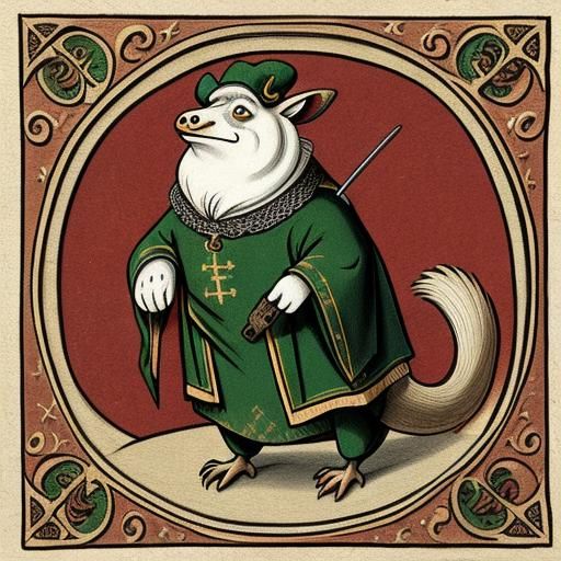 un beste de fabliau - AI Generated Artwork - NightCafe Creator