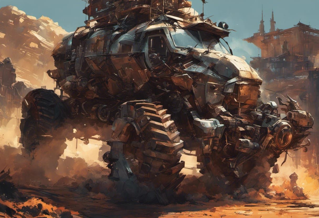 Apocalypse ATV - AI Generated Artwork - NightCafe Creator
