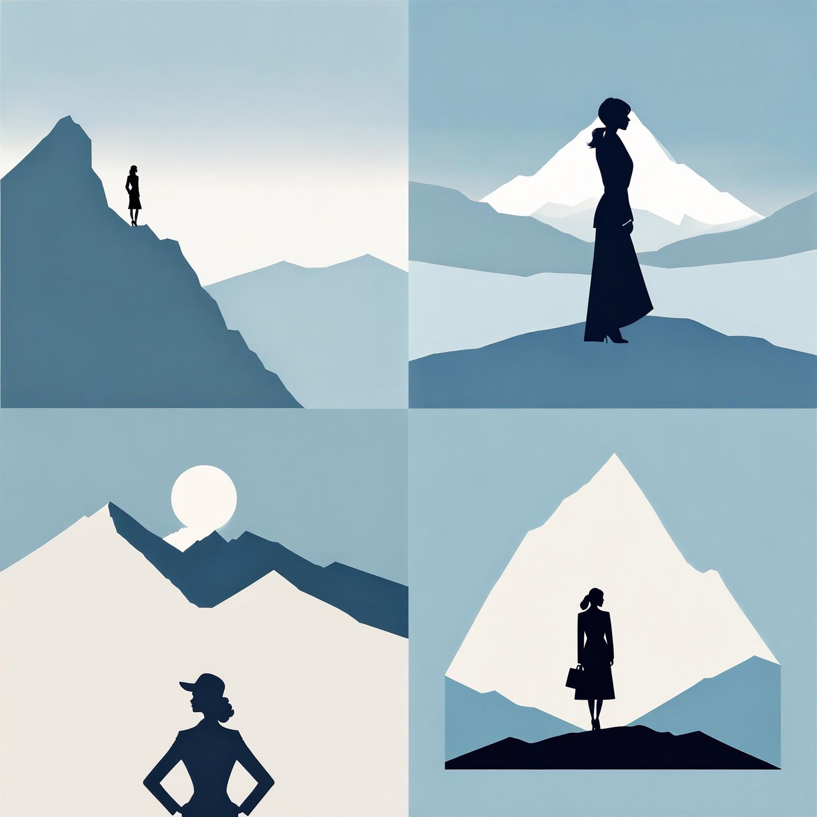 Minimalism Glass Cliff - AI Generated Artwork - NightCafe Creator