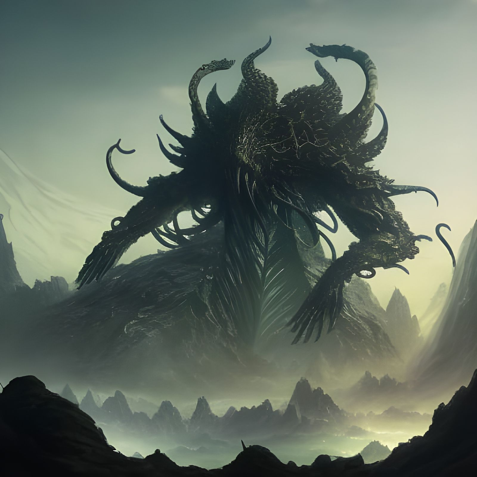 Elder God Yig - AI Generated Artwork - NightCafe Creator