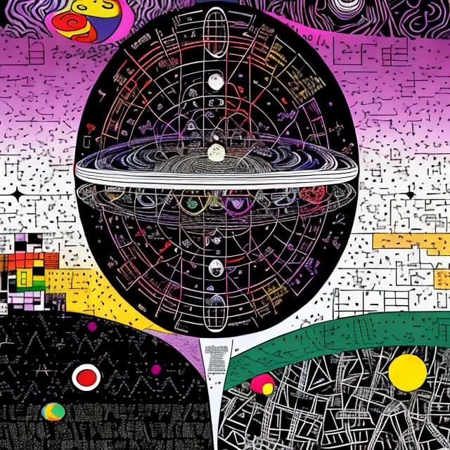 cosmic diagram - AI Generated Artwork - NightCafe Creator