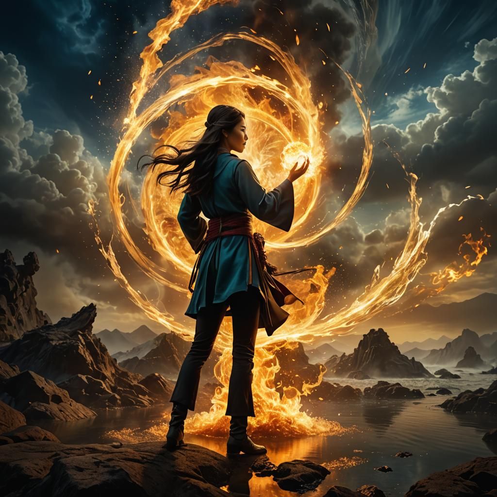 Controlling the Elements (9) - AI Generated Artwork - NightCafe Creator