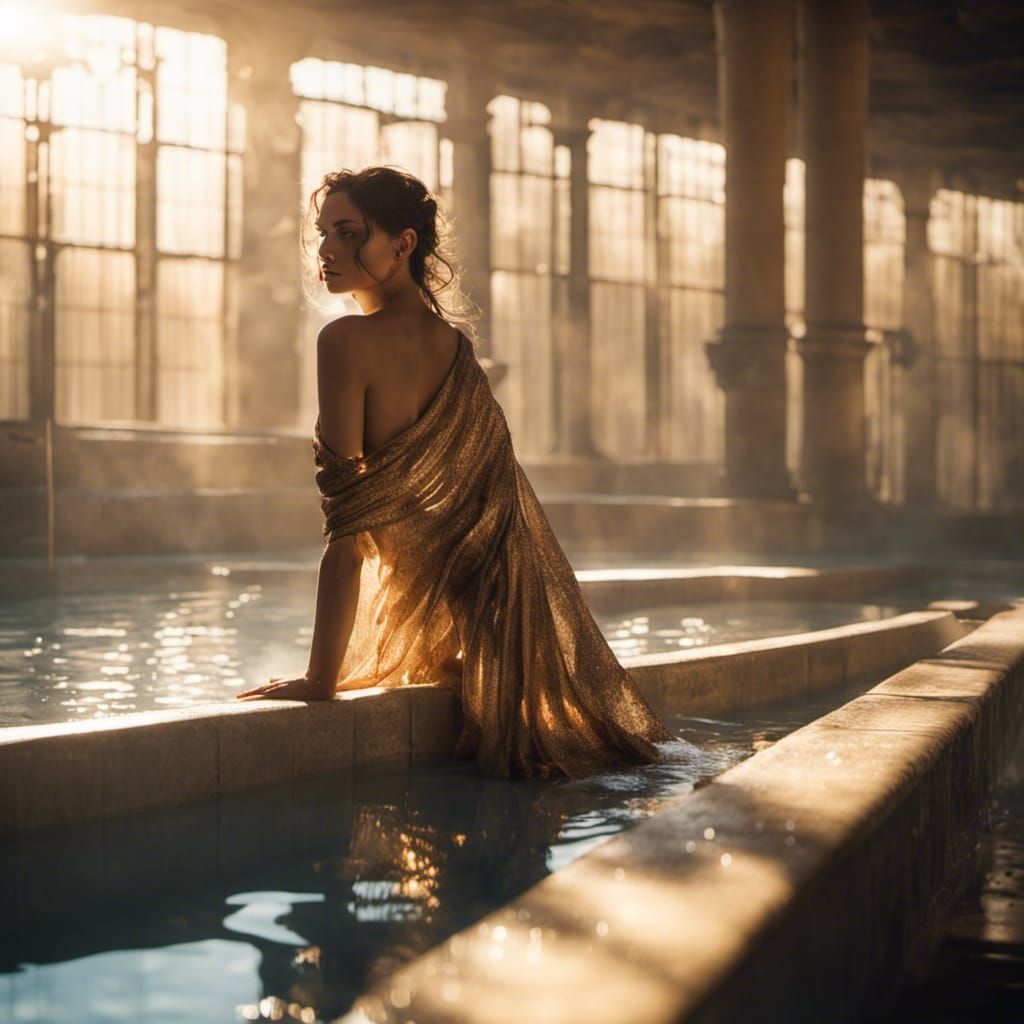 Roman Bathhouse I - AI Generated Artwork - NightCafe Creator