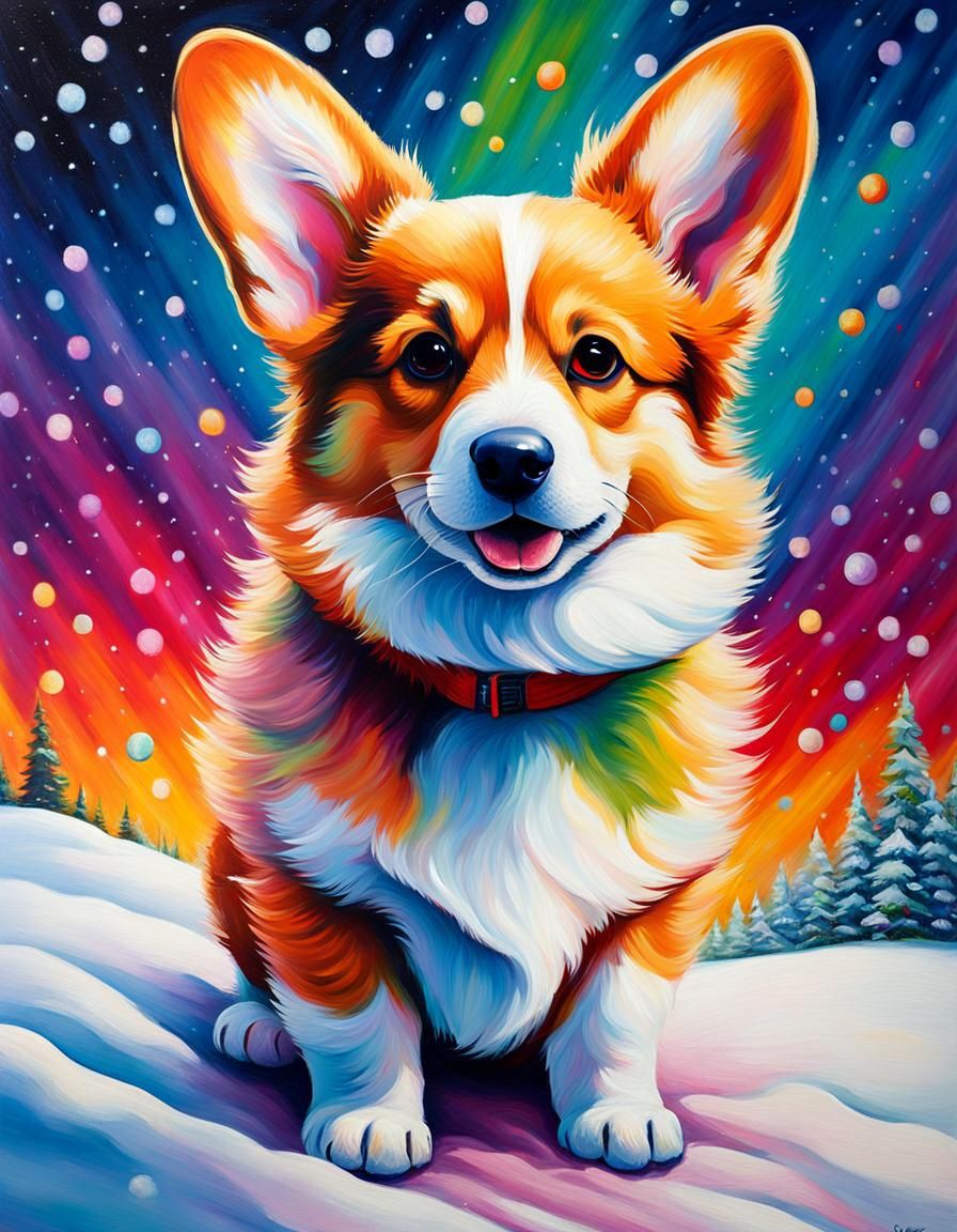 Corgi Cuteness - AI Generated Artwork - NightCafe Creator