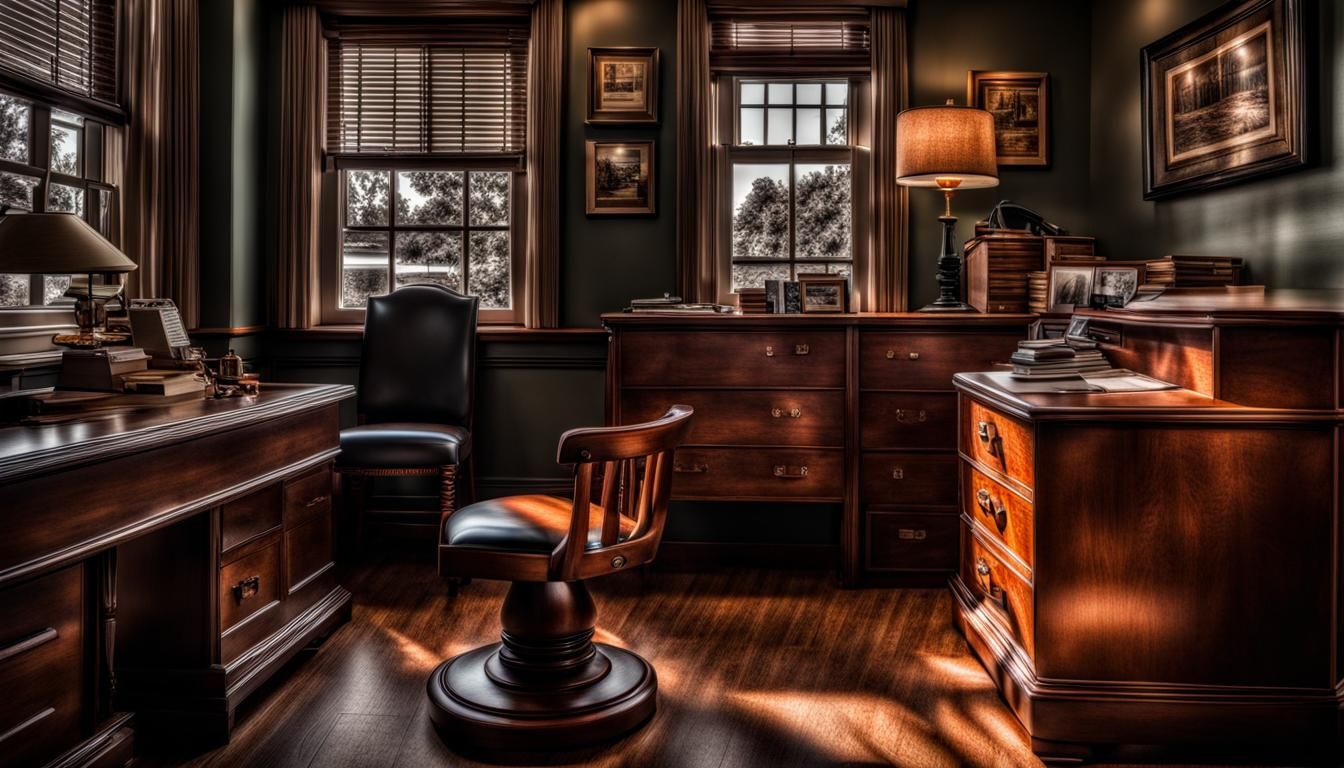 Victorian Office - AI Generated Artwork - NightCafe Creator