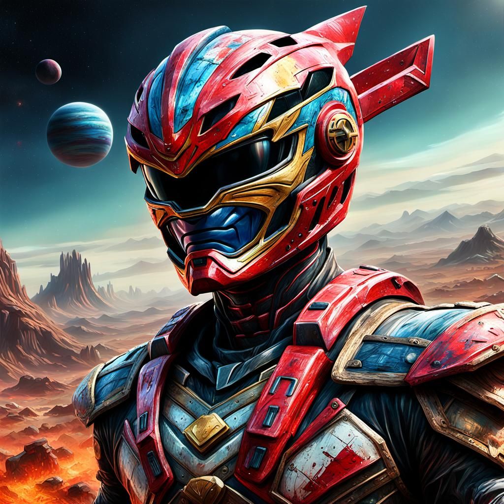 Ultimate power ranger - AI Generated Artwork - NightCafe Creator