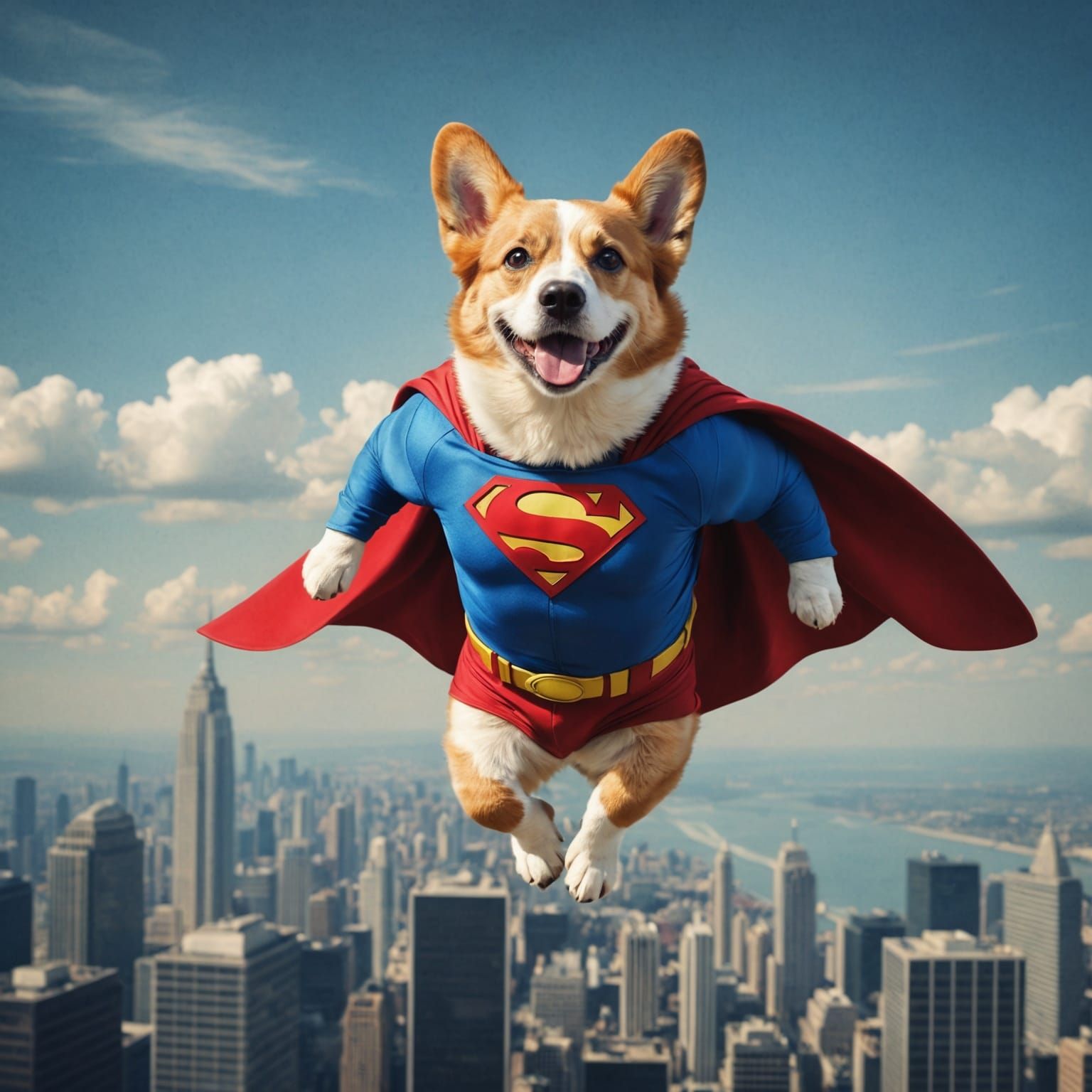Súper Corgi 🦸🏻‍♂️🐾 - AI Generated Artwork - NightCafe Creator