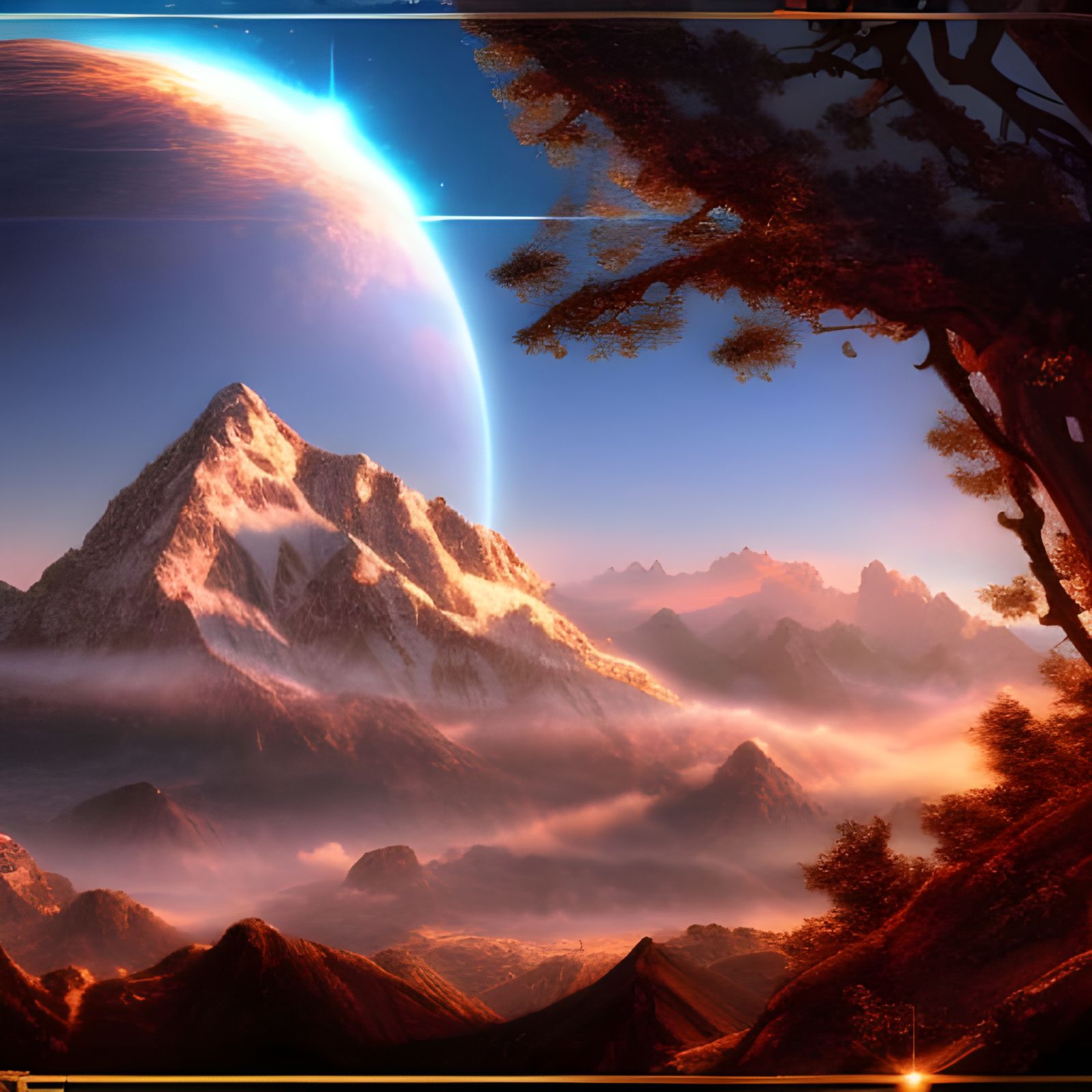 Random Landscape Prompt: Mount Olympus at Dawn - AI Generated Artwork ...