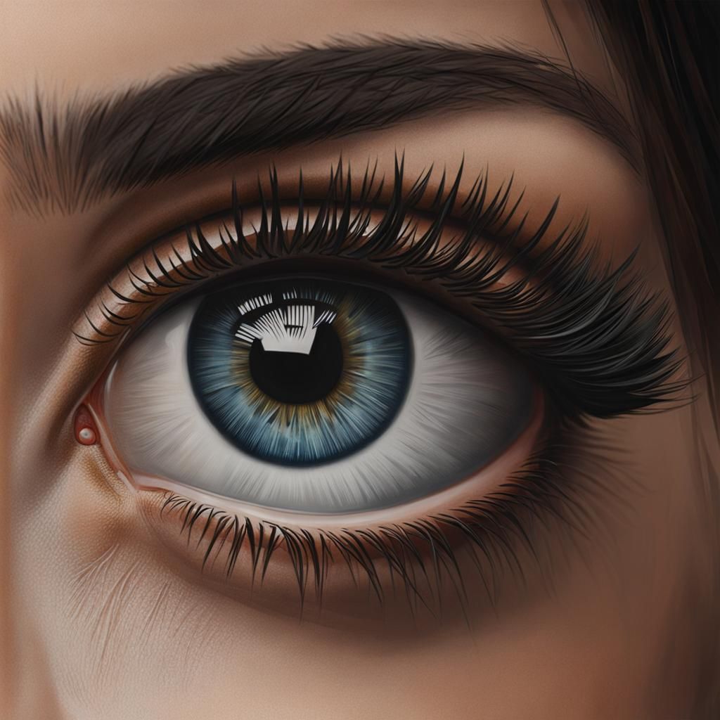 Realistic Eye Texture Painting - AI Generated Artwork - NightCafe Creator
