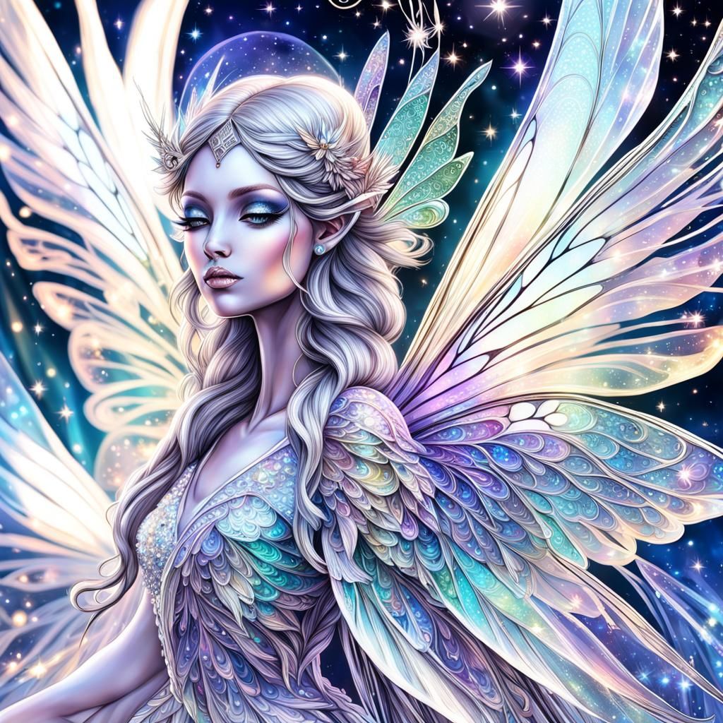 Celestial Fairy 3 - AI Generated Artwork - NightCafe Creator