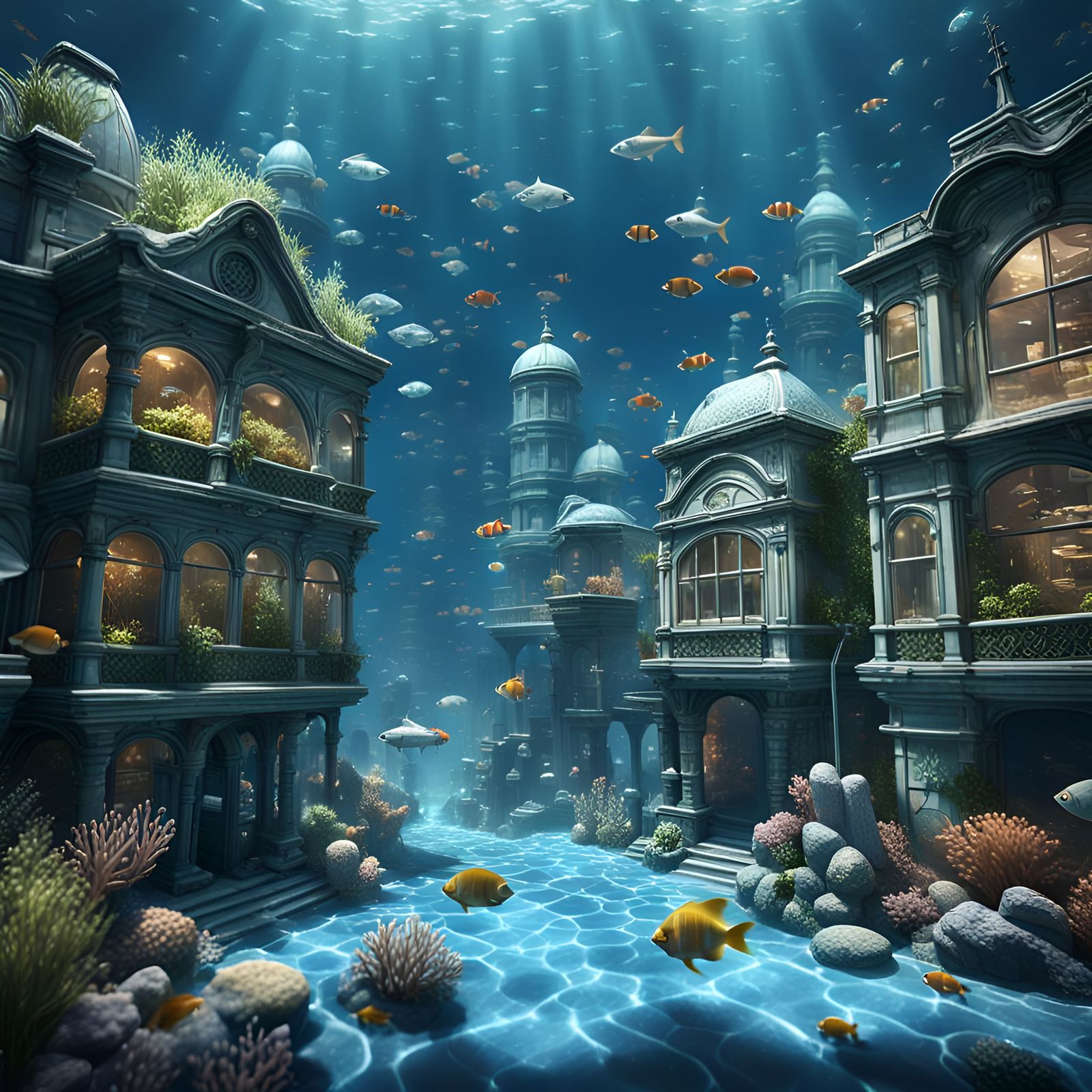 Scenes within scenes #503 - AI Generated Artwork - NightCafe Creator